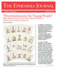 Ephemera Journal | Published by the Ephemera Society of America