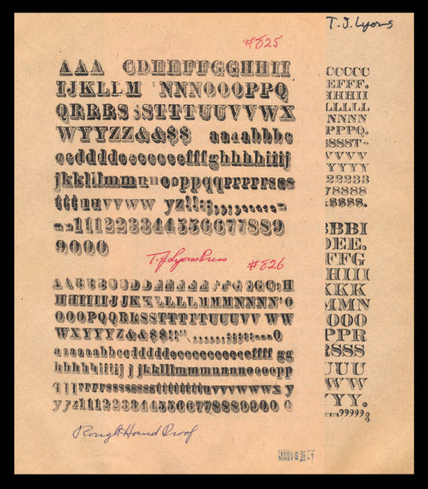 Ephemera Society of America | TJ Lyons, Boston’s Old-Timey Printer