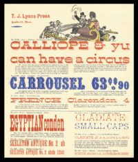Ephemera Society of America | TJ Lyons, Boston’s Old-Timey Printer