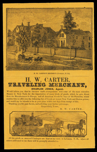 Ephemera and a Yankee Peddler | Henry Wood Carter