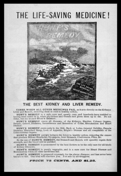 Ephemera Advertising | Hunt's Remedy | Advertising History