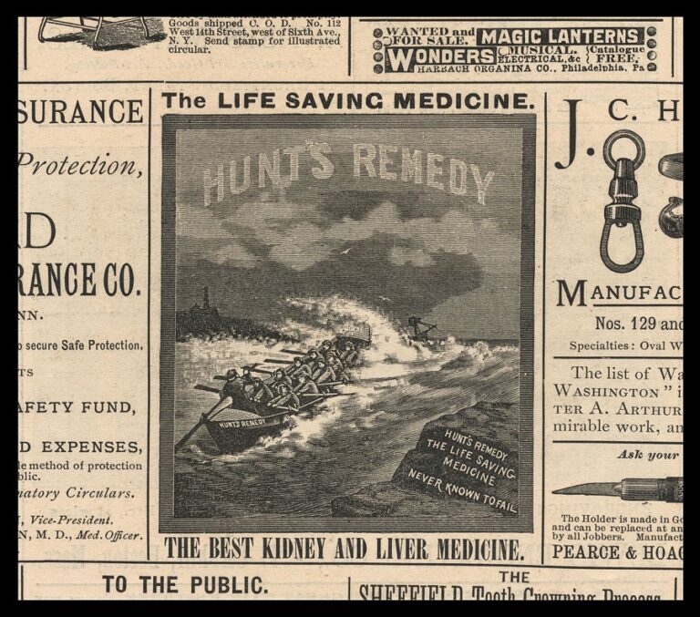 Ephemera Advertising | Hunt's Remedy | Advertising History